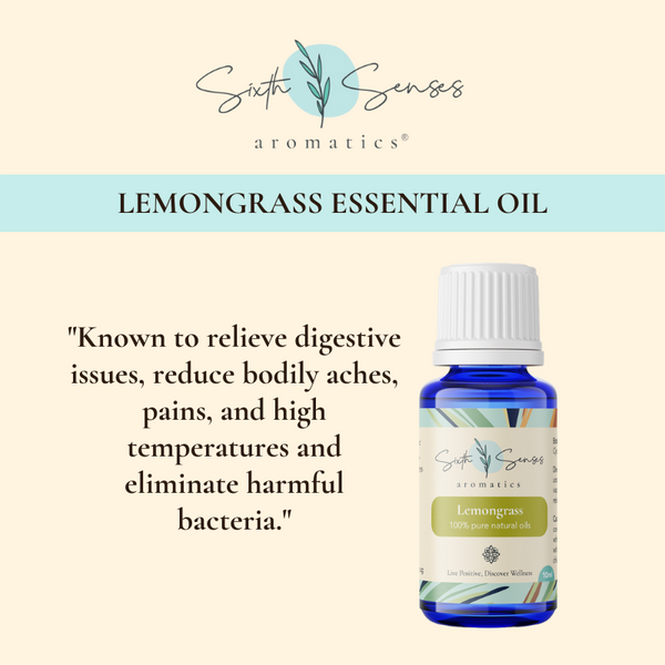 Sixth Senses Aromatics Lemongrass Essential Oil Robinsons Singapore 3708