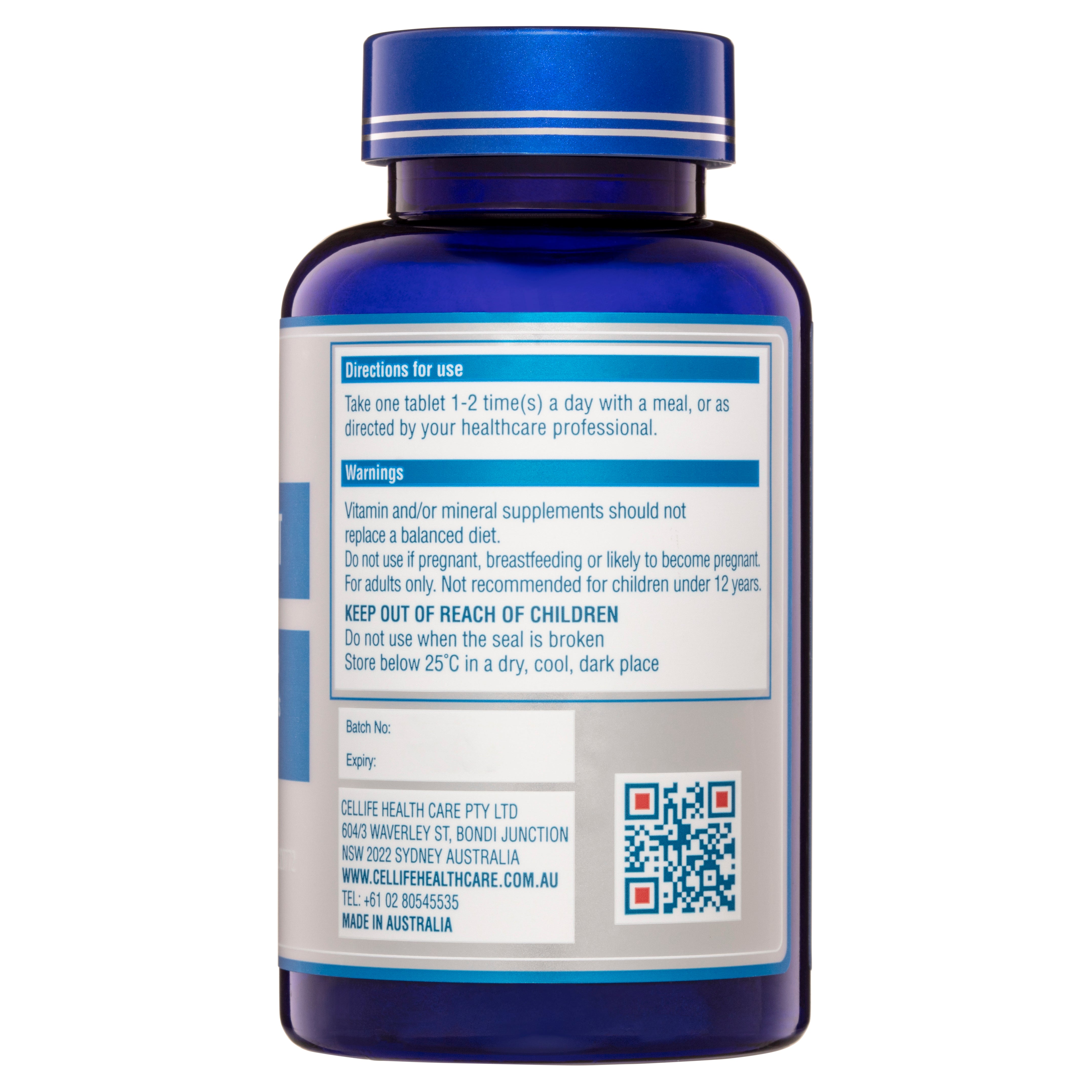 Cellife Antioxidant 60 Tabs – Robinsons Singapore