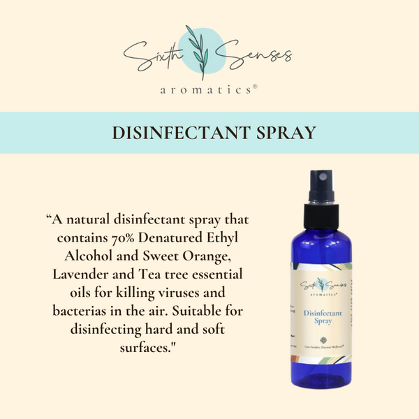 Sixth Senses Aromatics Disinfectant Spray (100ml) – Robinsons Singapore