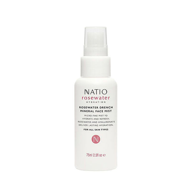Natio Rosewater Drench Mineral Face Mist 75ml – Robinsons Singapore