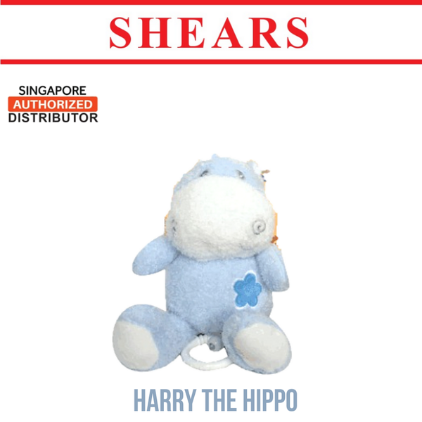 Shears Baby Toy Toddler Soft Toy Musical Pull String Harry The Hippo ...
