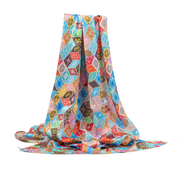 [Rare Bird Collection] French Tile Scarf – Robinsons Singapore