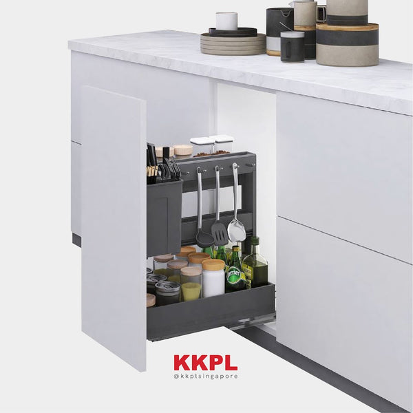 KKPL Nano Grey Pull Out Spice basket rack – Robinsons Singapore