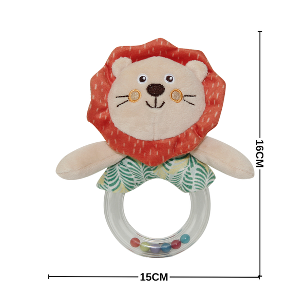 Shears Baby Soft Toy Kai Series Rattle Leo the Lion – Robinsons Singapore