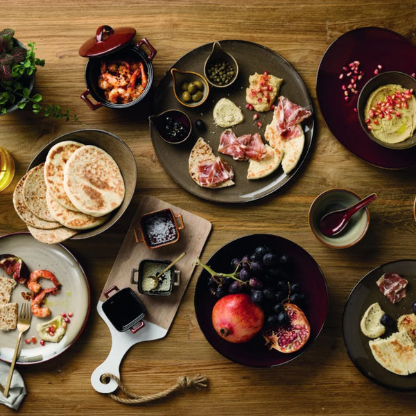 Rustic Dinner Plates - Sama (4/pack) – Robinsons Singapore