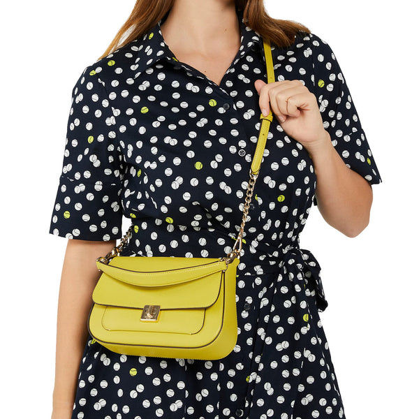 Kate Spade Pheobe Small Flap Crossbody Bag In Lime Slice KF554 ...