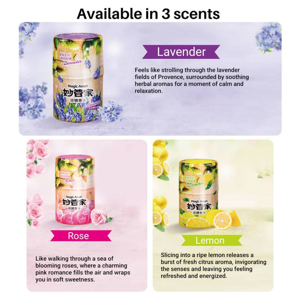 [2Pcs/Set] Magic Amah - Liquid Fragrance - Scent Interior Diffusers Re ...