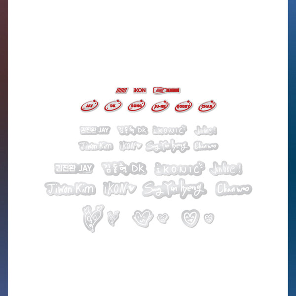 iKON Light Stick Deco Sticker - 2024 Fan Concert Curtain-Call (Interna ...